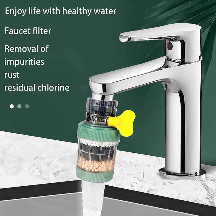 Household Kitchen Faucet Mount Filter - 6 Layer Water Purification