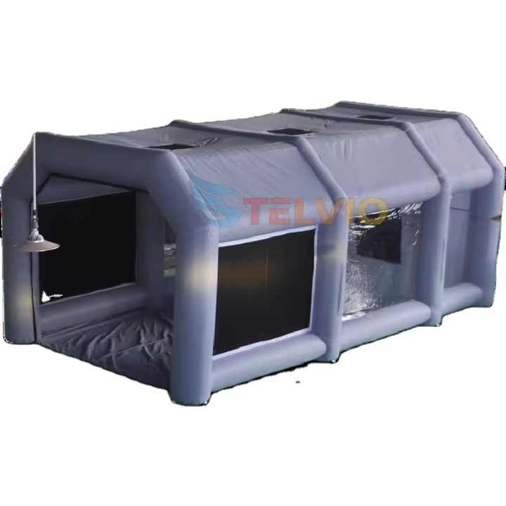 Portable Car Workstation Cabina De Pintura Inflatable Car Cover Mobile ...