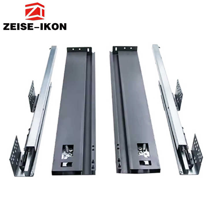 Kitchen Drawer System - Double Wall Drawer with Side Rails