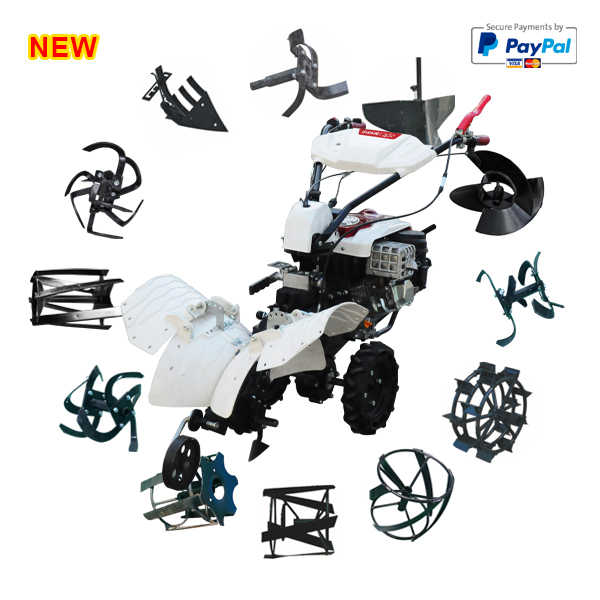 6hp Agricultural Machinery High Efficiency Hand Push Rotary Mini Power ...