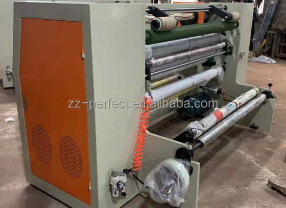 롤에 완전 자동 Bopp 테이프 롤 슬리 팅 기계 접착 테이프 커팅 롤 기계 자동 절단