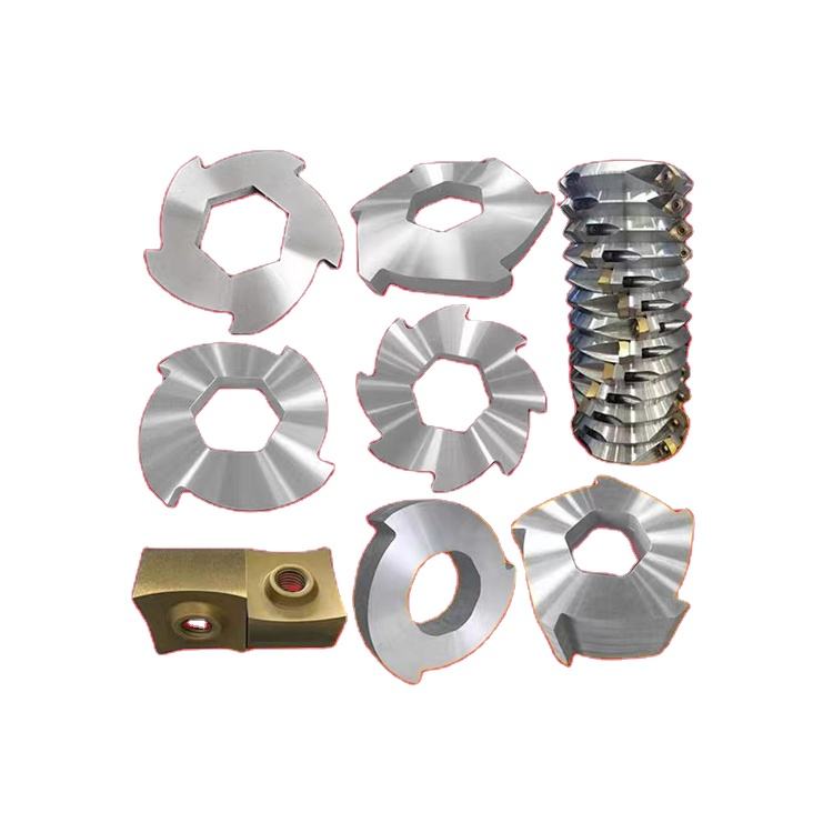 High Hardness D2 Skd11 9crsi Material Double Shaft Shredder Balde and ...
