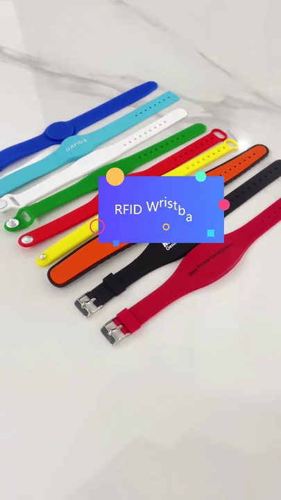 Custom QR Code Printing Waterproof RFID Wrist Band Low Frequency 125KHz ...