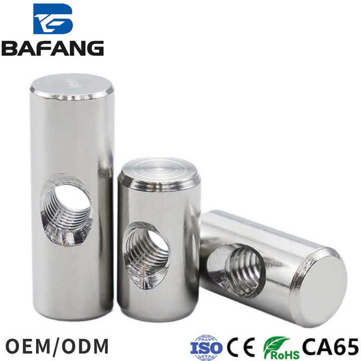 Cylindrical Pin with Transverse Hole Pre Embedded Connection Letter ...
