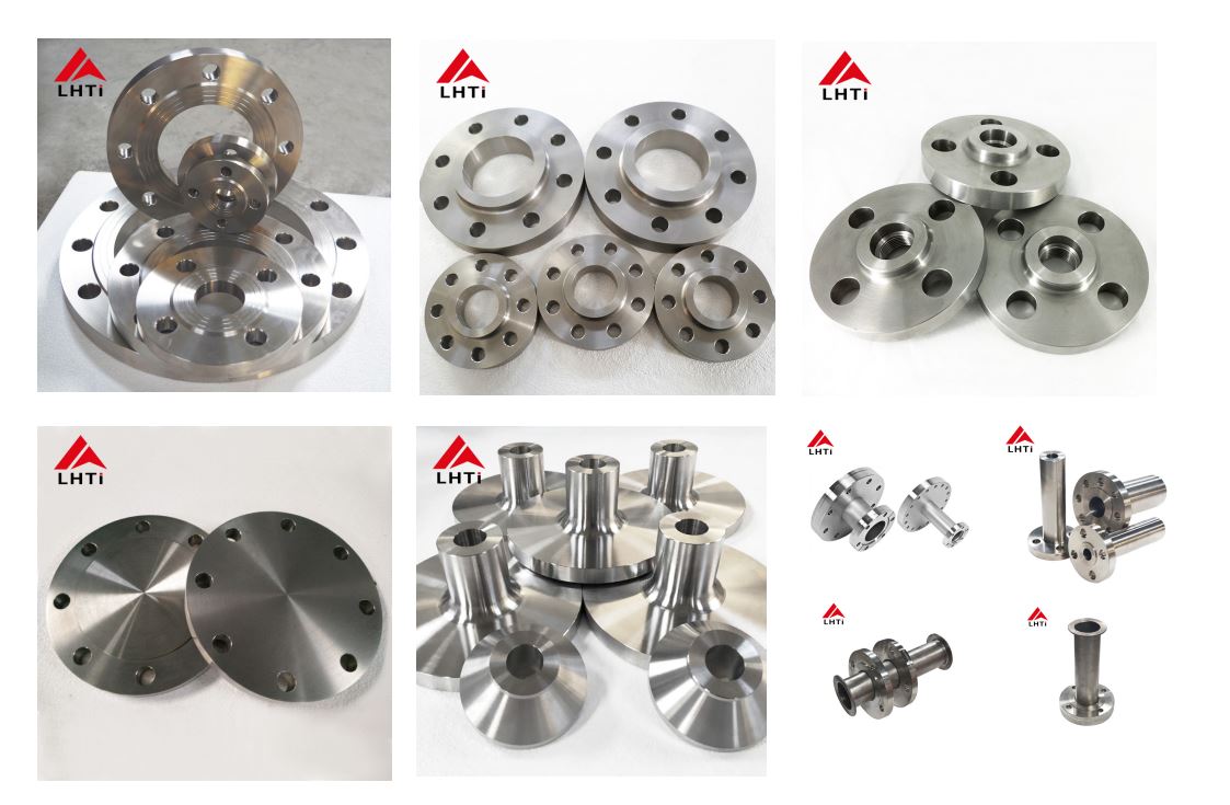 WN Weld Neck Titanium flange ASME ANSI B16.5 standard GR2 GR5