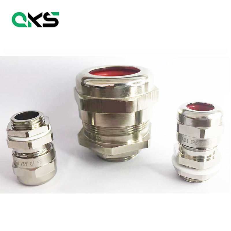 Armored Explosion-proof Brass Cable Gland ATEX Certified IP65 ...