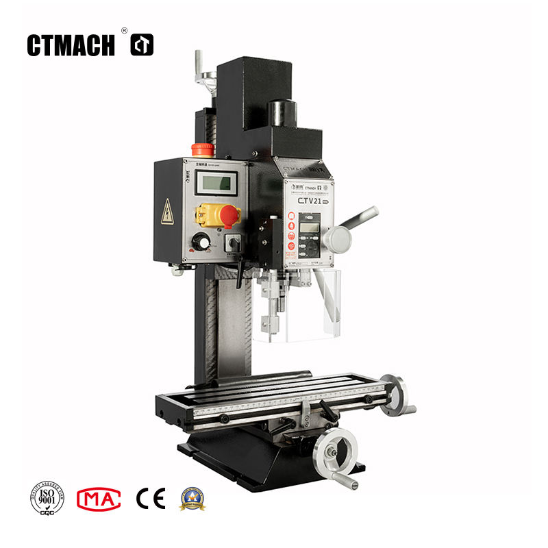 CTMACH Mini Vertical Metal Milling Drilling Lathe Small Manual ...
