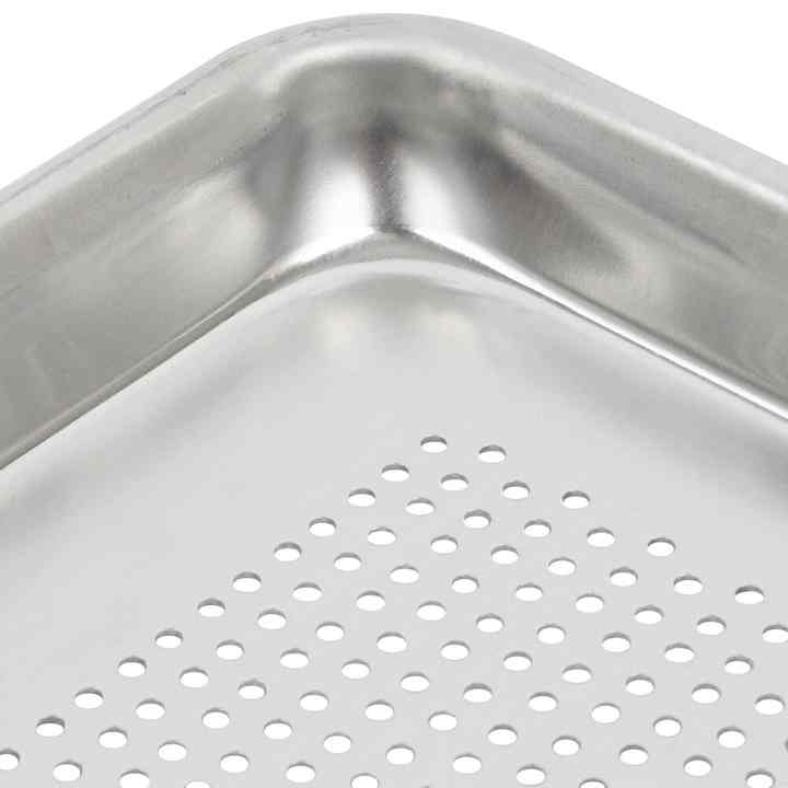 40x60x2.5cm Aluminium Perforated Baking Tray - Durable & Sustainable