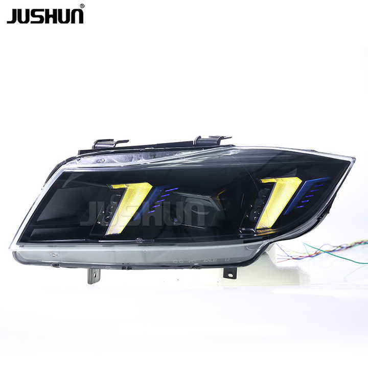LED Headlights for BMW M3 3-series E90 2005-2012 Snake Eye Headlight ...
