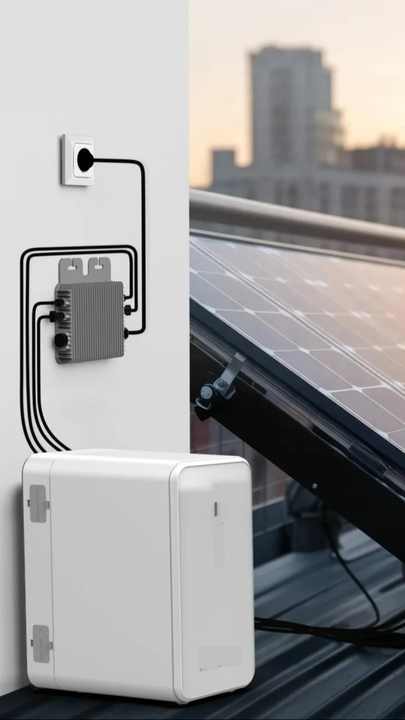 Hybrid Balcony Solar Energy Storage System Balcony Solar Storage System ...