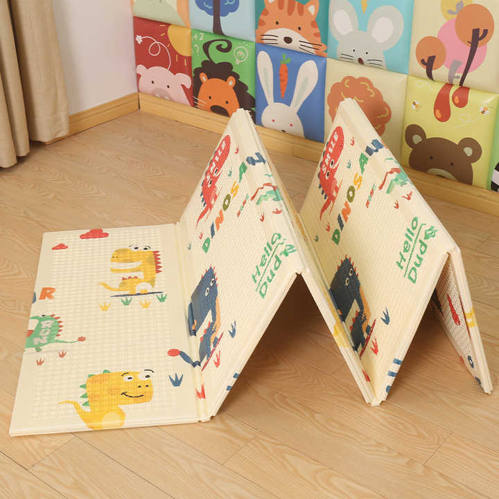 Custom Waterproof babies crawl fold Xpe foam large baby play mat for ...