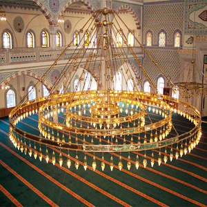 Luxury Mosque Chandeliers - Elegant Islamic Lighting