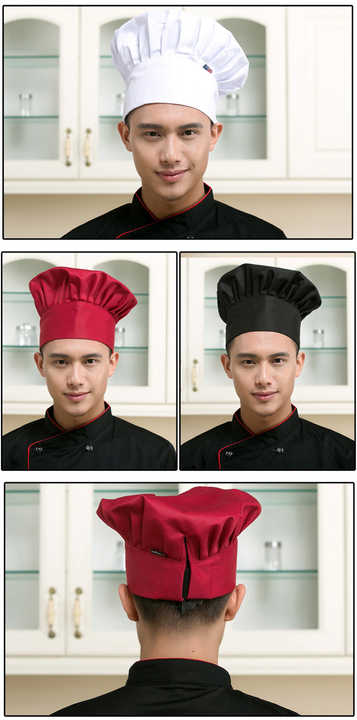 Wholesale Promotion 100% Polyester Chef Hat Chef Cap Cooking Chef Hat ...