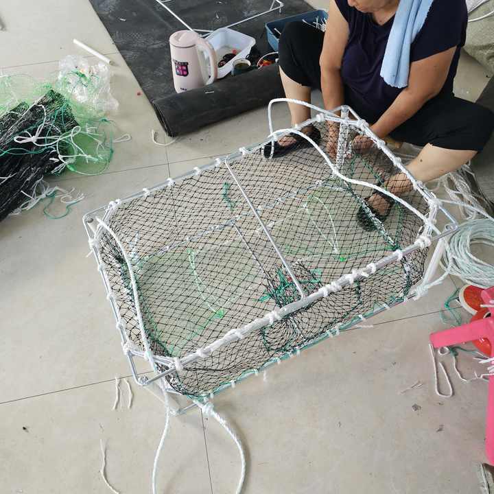 Galvanized Quadrangle Cage Octopus Cuttlefish Trap Crayfish Trap Crab ...