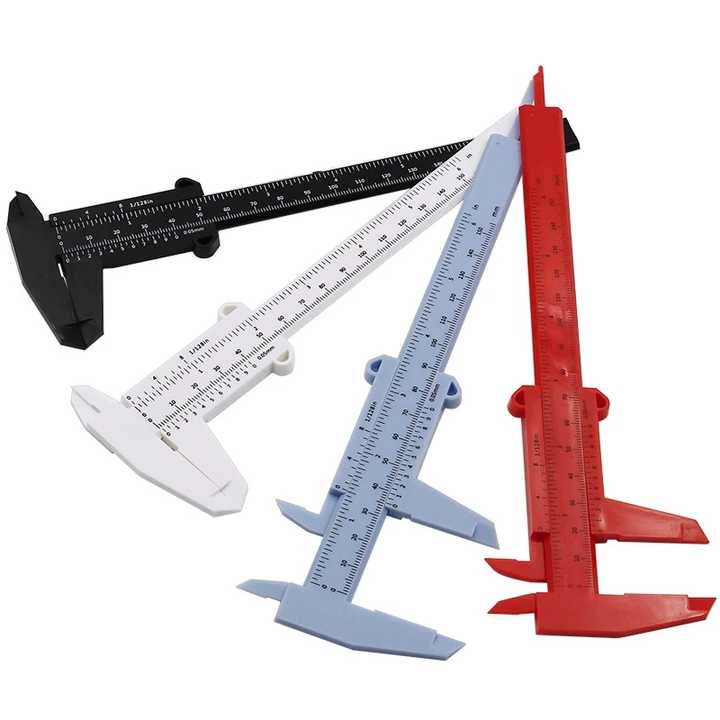 0-150mm Plastic Vernier Caliper - Accurate Measurement Tools