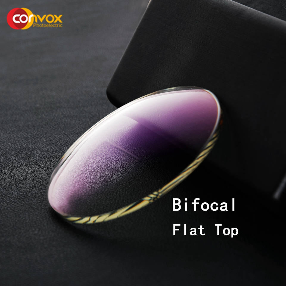 CONVOX Cr39 Flat Top Executive Bifocal Hmc Lenses in China Jiangsu ...