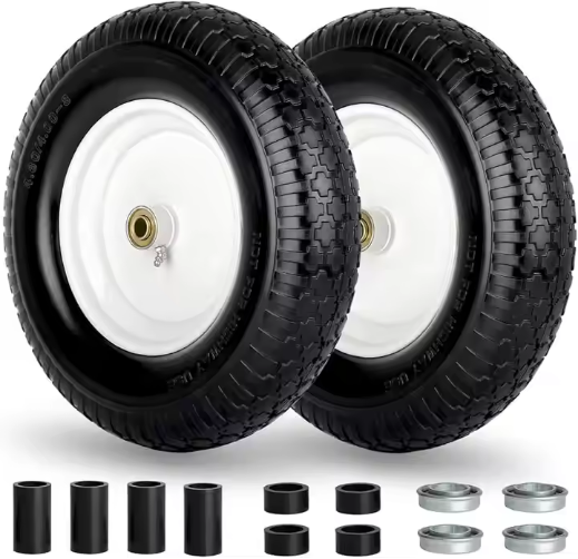 16x4.00-8 Pneumatic Wheel for Three Wheel and Twin Wheel Wheelbarrows ...