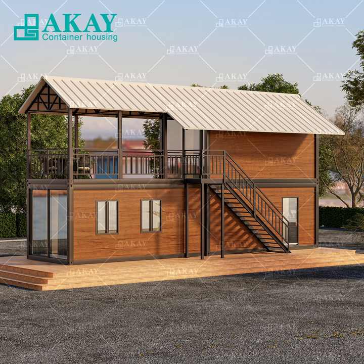 Luxury Double Storey Dormitory Modular Home - Customized Container House