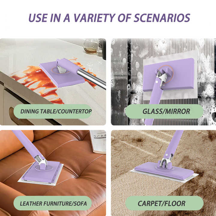 2024 New Disposable Electrostatic Dust Mop Hand-free Min Mop Automatic ...