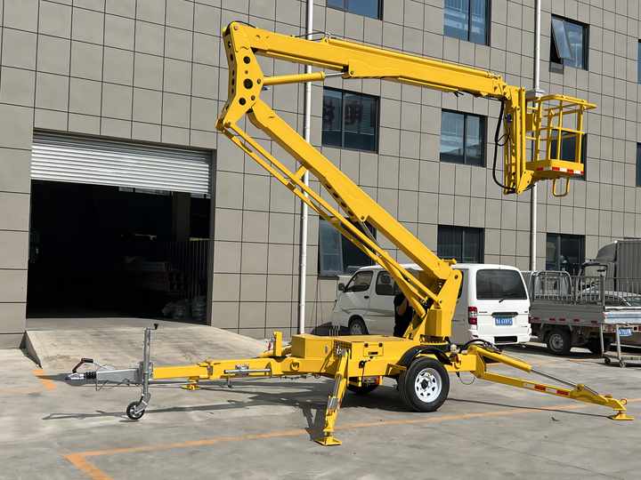 Towable Boom Spider Lift Lift Trailer Cherry Picker Tree Trimming Lift ...