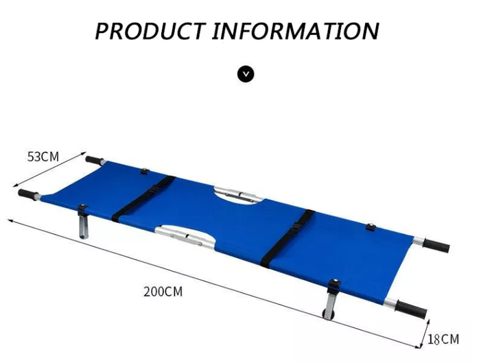 EU-ST502 Manufacturer Aluminum Folding Stretcher Fire Rescue Stretcher ...