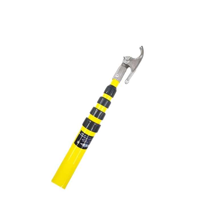 High Voltage Insulation Fiberglass Telescopic Round Hot Stick Operating ...