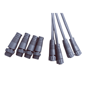 Rj45 Connector M12 electrical waterproof A Panel Connector Sealed Push ...