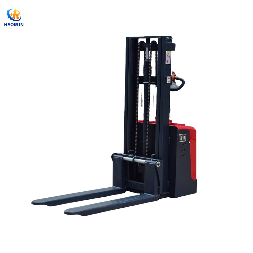 48V Electric Stacker 1.5T with Anti Slip Rubber Handle Comfortable Grip ...