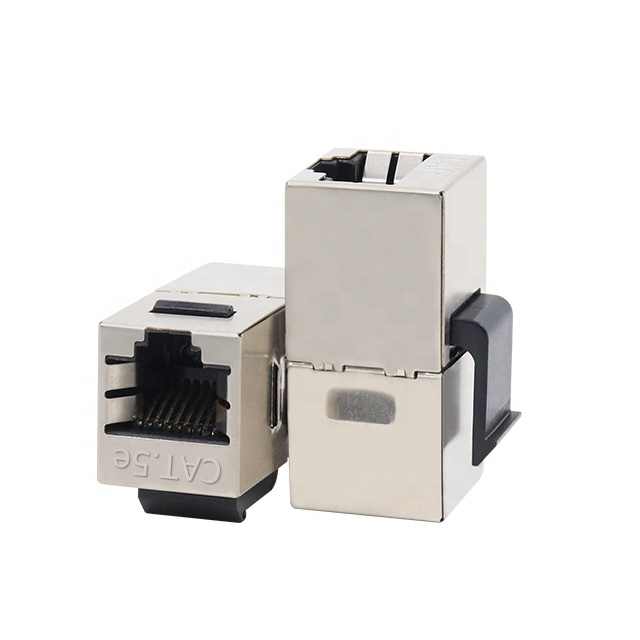 rj45 Inline coupler Rj45 cat5e cat6 FTP STP network keystone jack Lan ...