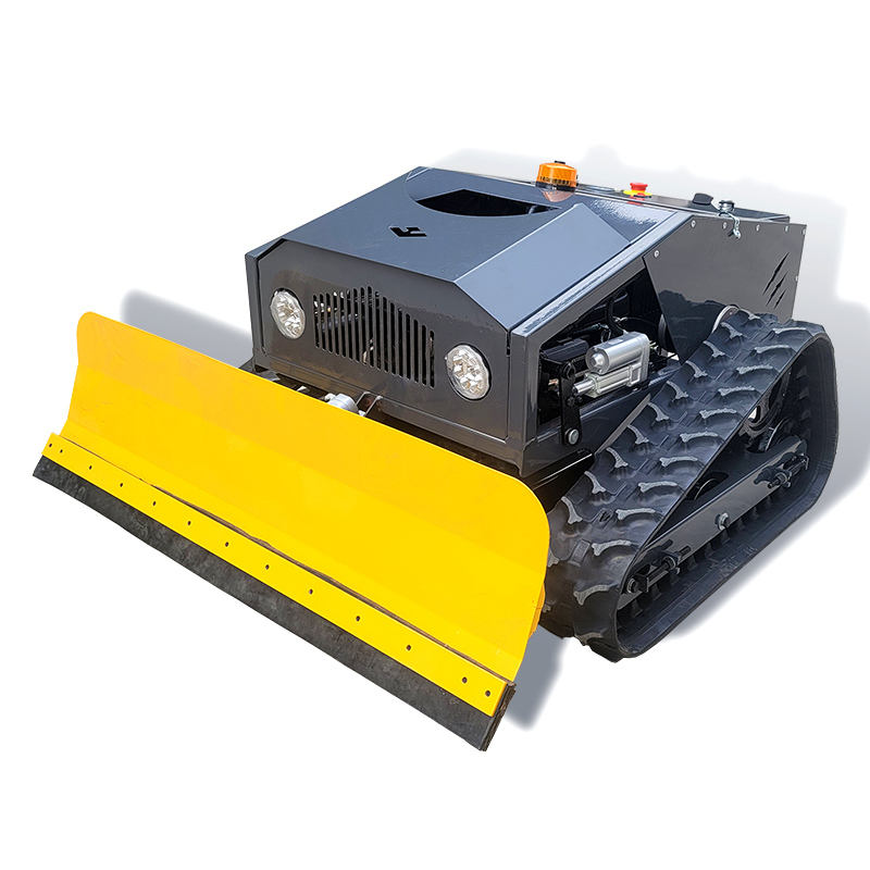 Electric Remote Control Robot Lawn Mower & Snow Blower Combo ...