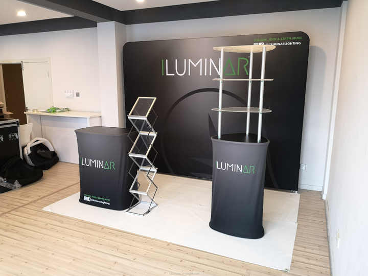 Custom Graphic Folding Easy Assemble Promo Portable Trade Show Display ...