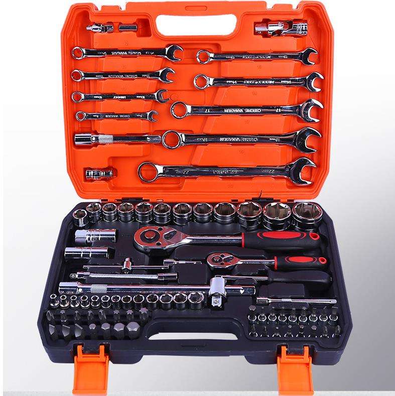 82pcs Home Car Repair Tool Kit - Essential Mechanical Tools