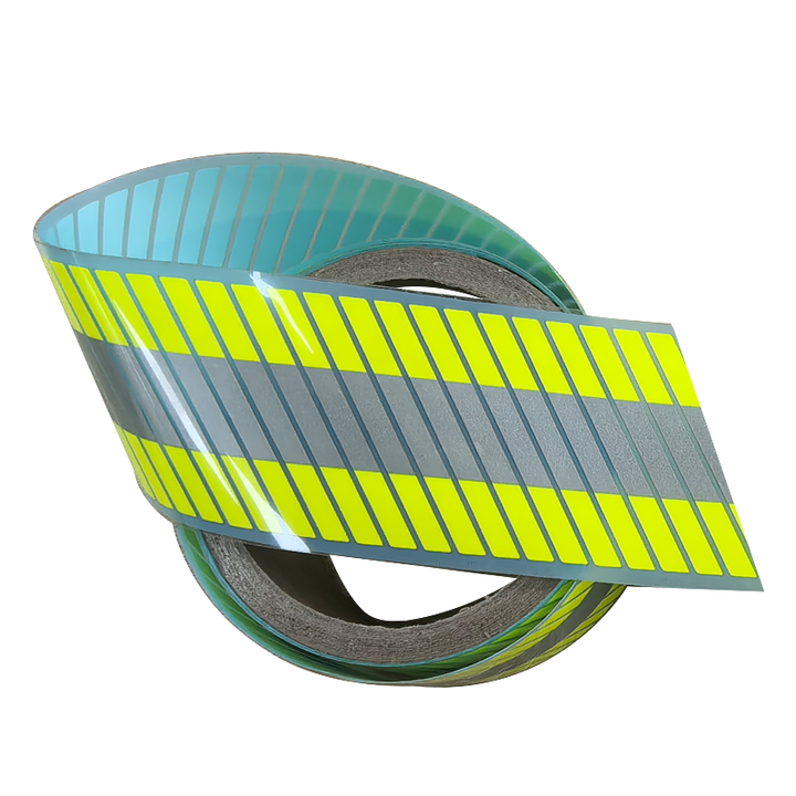 Yellow & Silver Reflective Film Tape Heat Transfer Film Reflective ...