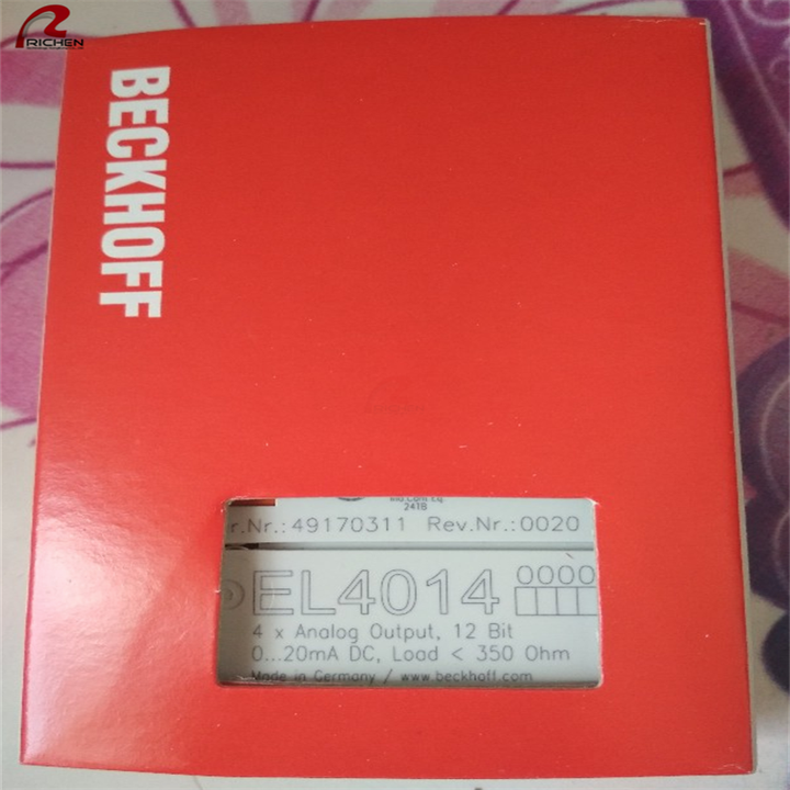 Beckhoff EL4034 Digital Input Terminal Module EtherCAT Bus Coupler Shielding Isolation Module ...