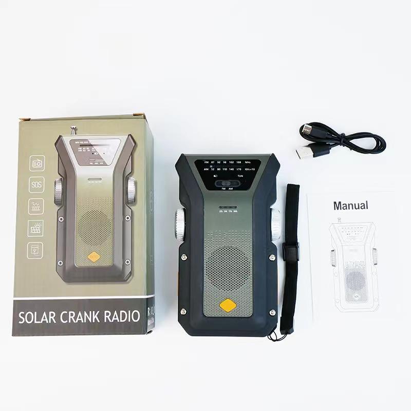 Multi-functional Emergency Hand Radio with Super Bright Flashlight Can ...