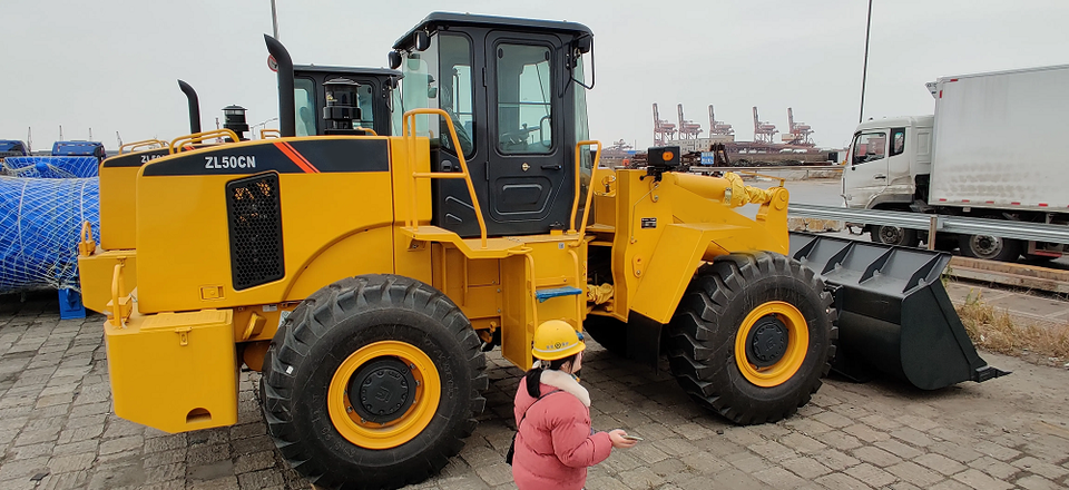 5Ton Front Loader ZL50CN Payloader Earthmover with 168kN Bucket ...