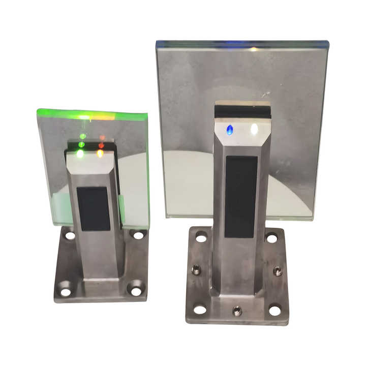 Lamel Fence Outdoor Balcony Stainless Steel Glass Spigot Clamp With Led ...