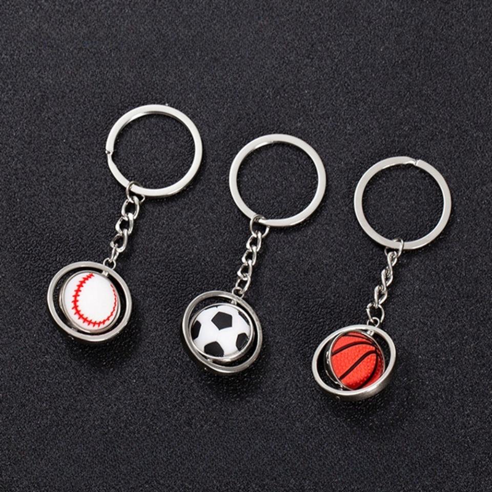 Wholesale Rotating Ball Keychain Car Keychain Football Keychain ...