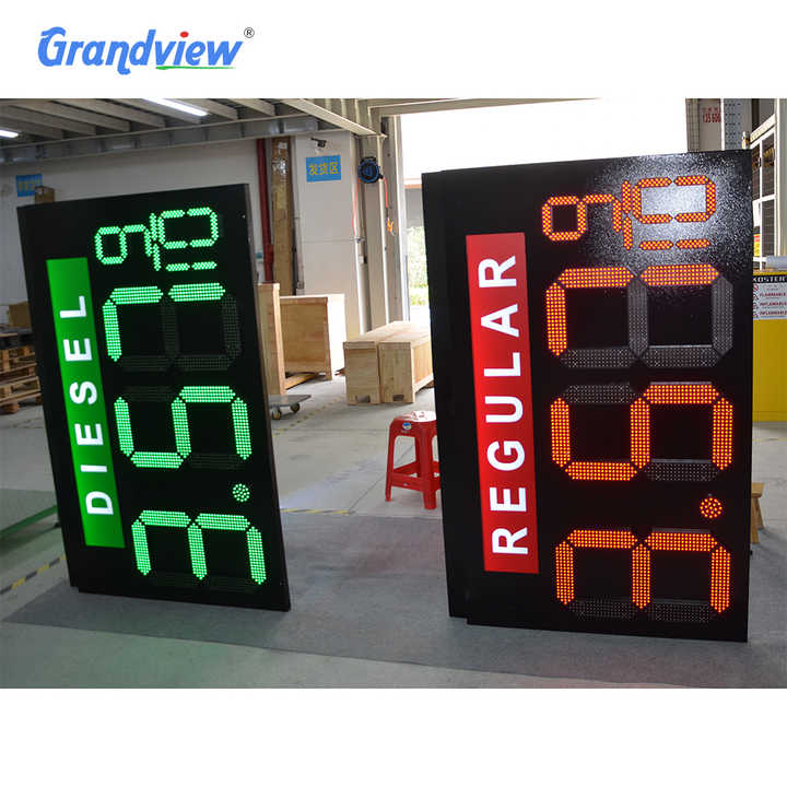 8-inch Number 88.88 Format Led Oil Price Screen Single-sided Double ...