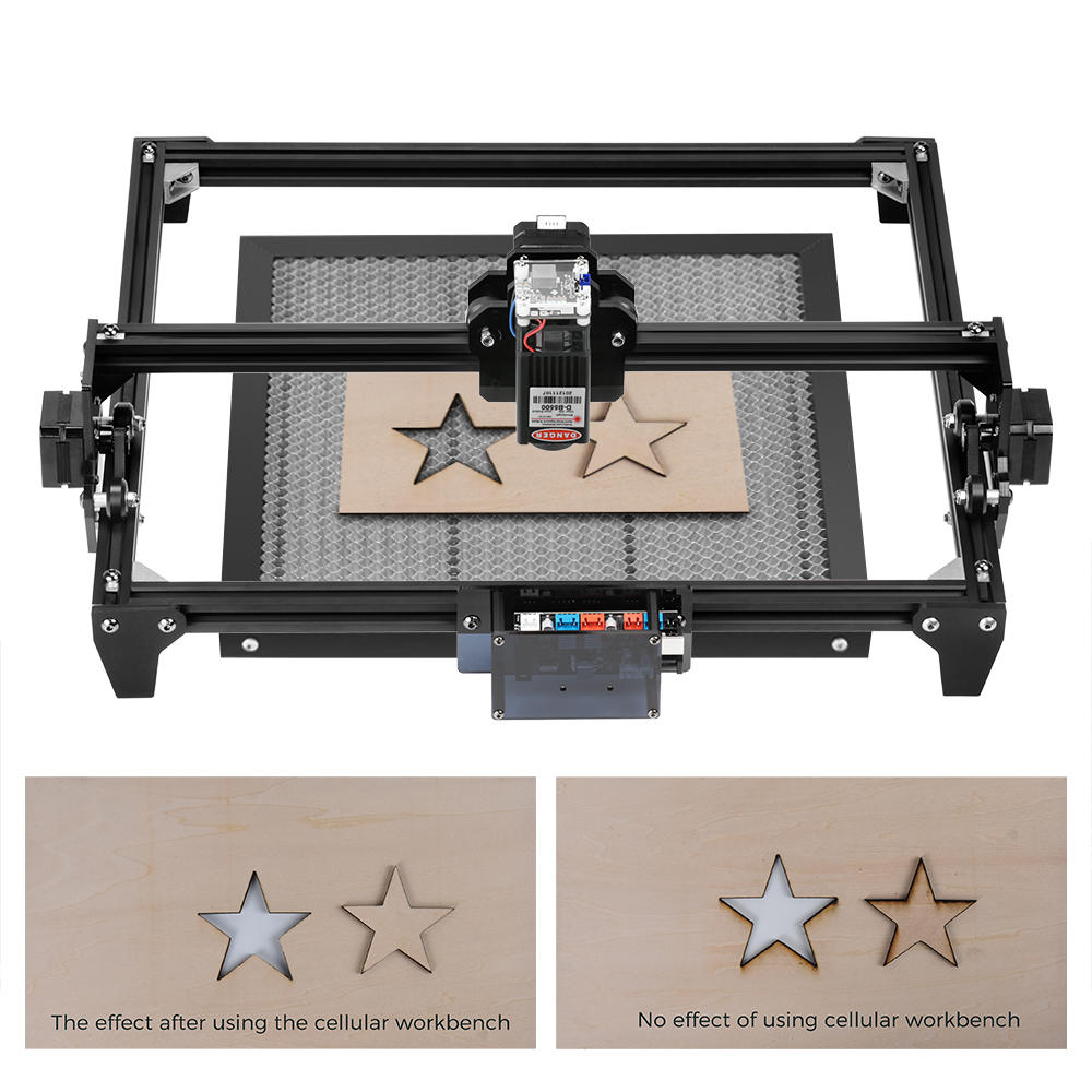 TWOTREES 40x40x2.2cm Laser Cutting Honeycomb Workbench CO2 or Diode ...