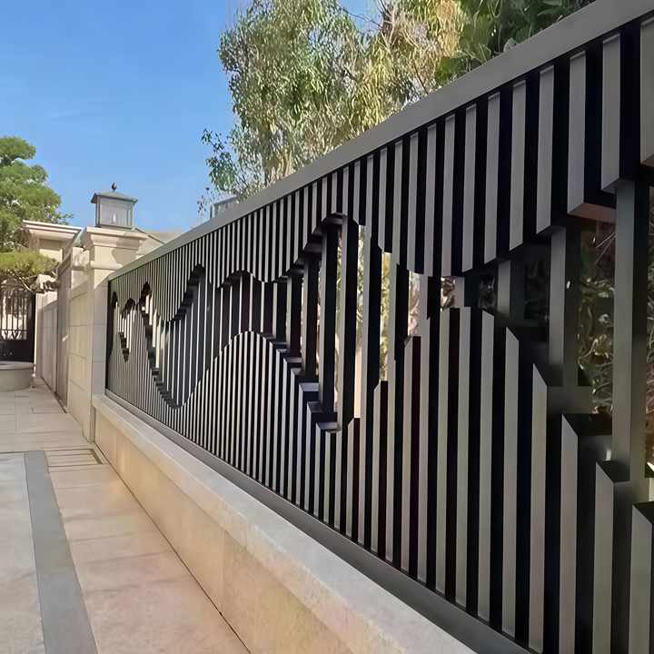 Aluminum Alloy Guardrail Fence Villa Courtyard Outdoor Privacy Grid ...