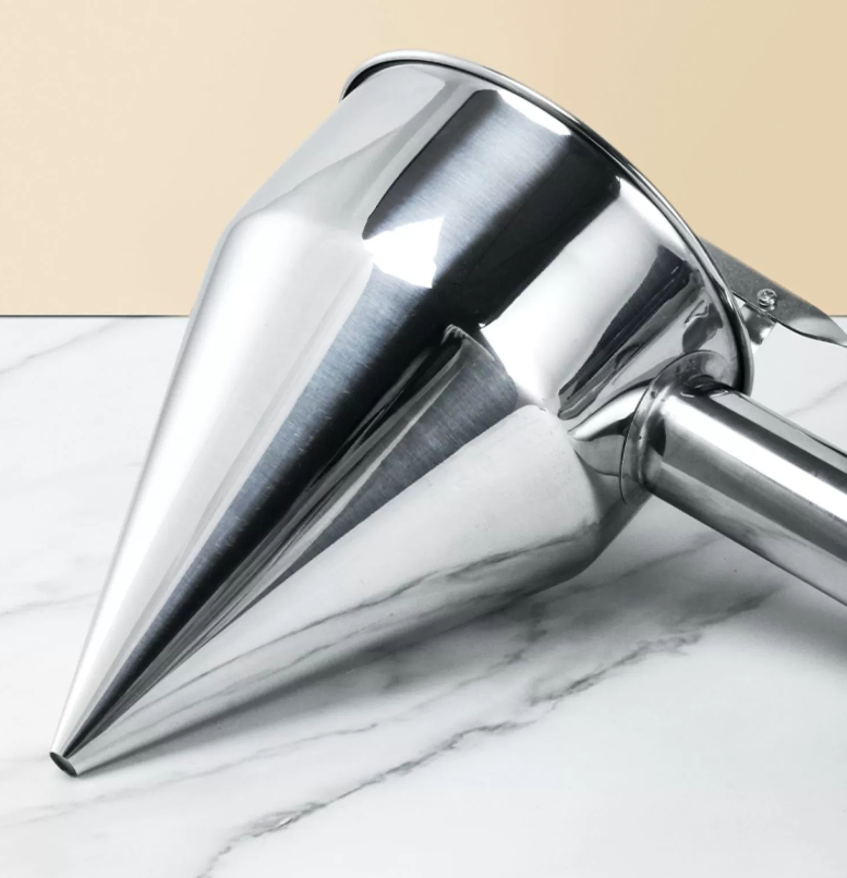 Stainless Steel Christmas Wedding Candle Funnel Conical Tool with Stand ...