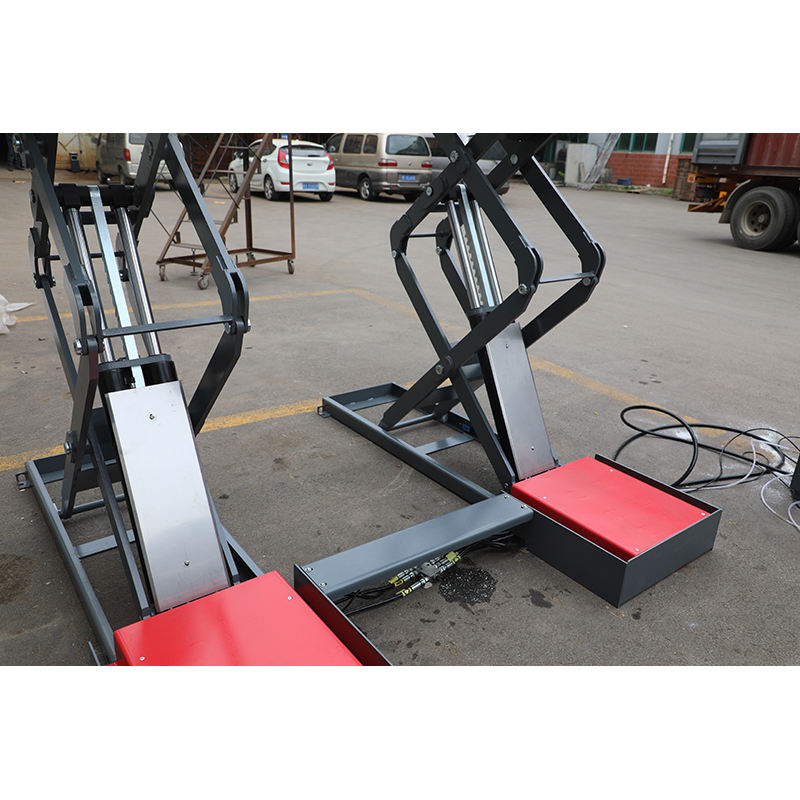 Inground Four Cylinder Hydraulic Scissor Lift 4200KG Car Elevator with ...