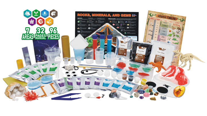 STEM Learning Educational Toys DIY Earth Science Kit 80+ Experiments ...