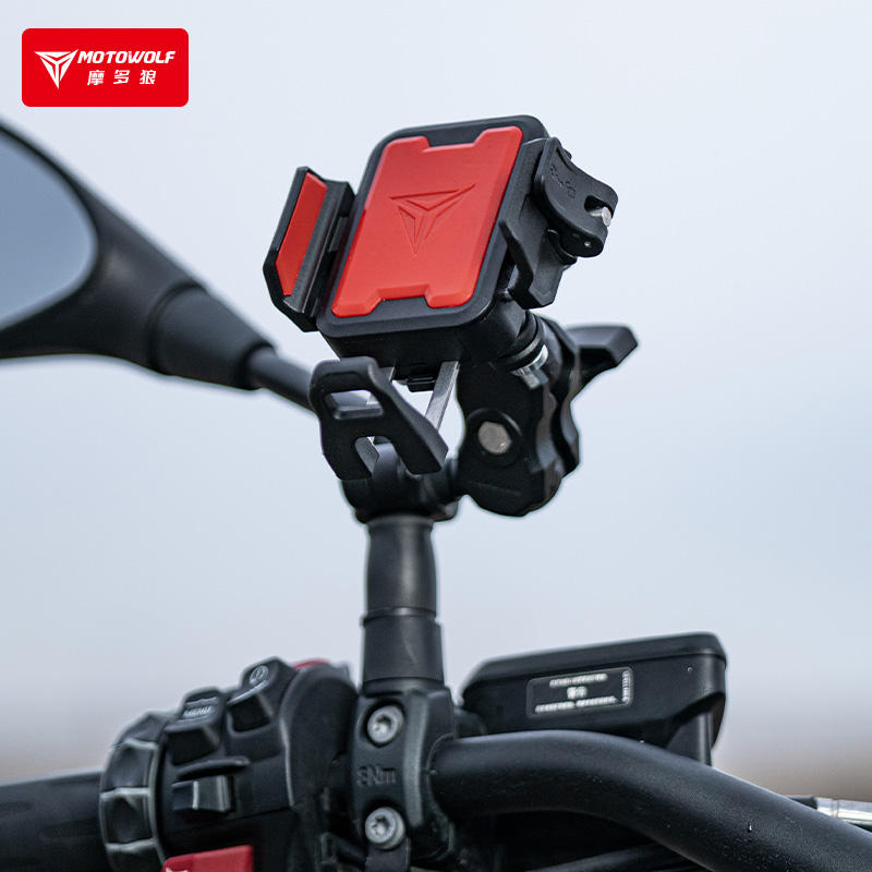 MOTOWOLF Mobile Phone Holder MH1 - Shock Absorber & Fast Release