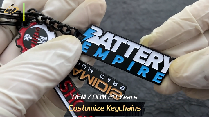 Wholesale Custom Metal Key Chains with 2D & 3D Logos