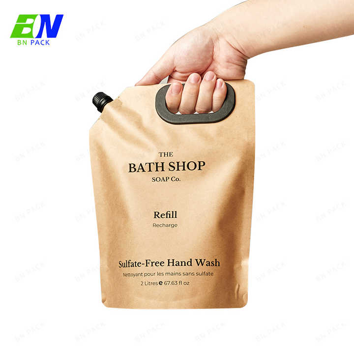 Custom Reusable Food Spout Pouch Bag for Shampoo Refill & Liquid ...