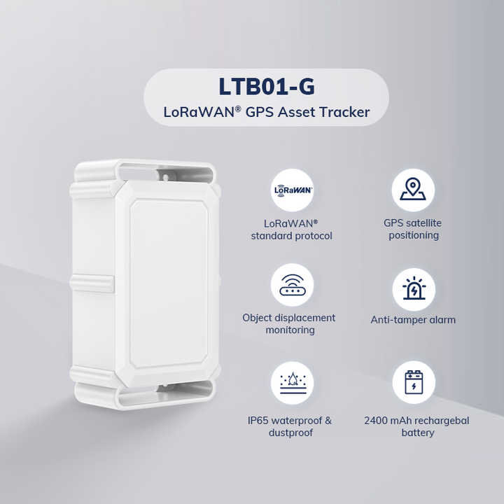 Realtime Iot Lora Wireless Asset Locator - GPS Tracker Tag