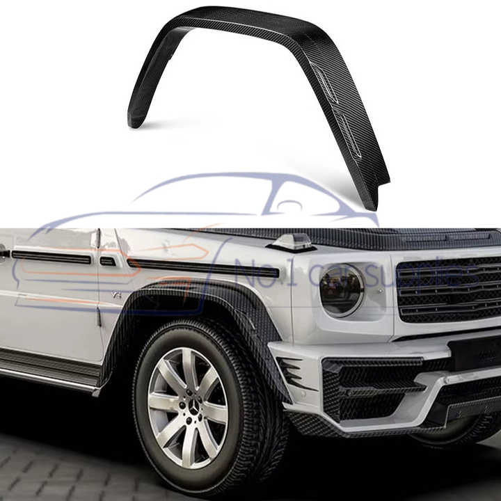 OEM Dry Prepreg Carbon Fiber Parts Bodykit Wheel Arches Flares For Mercedes Benz W464 G500 G550 ...