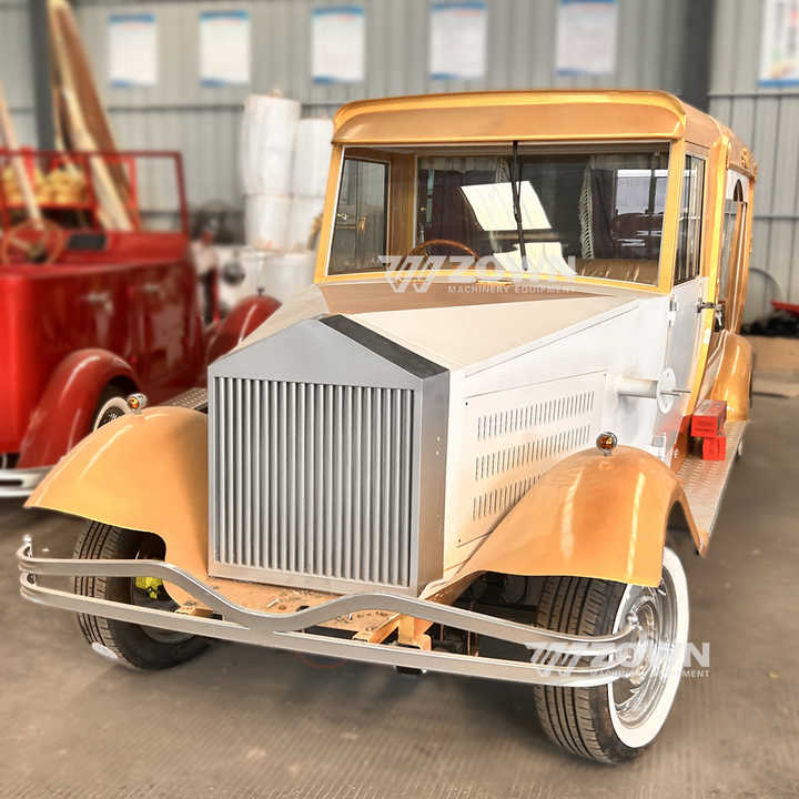 Brand New Yellow Electric Vintage Funeral Car Custom Color Hearse ...